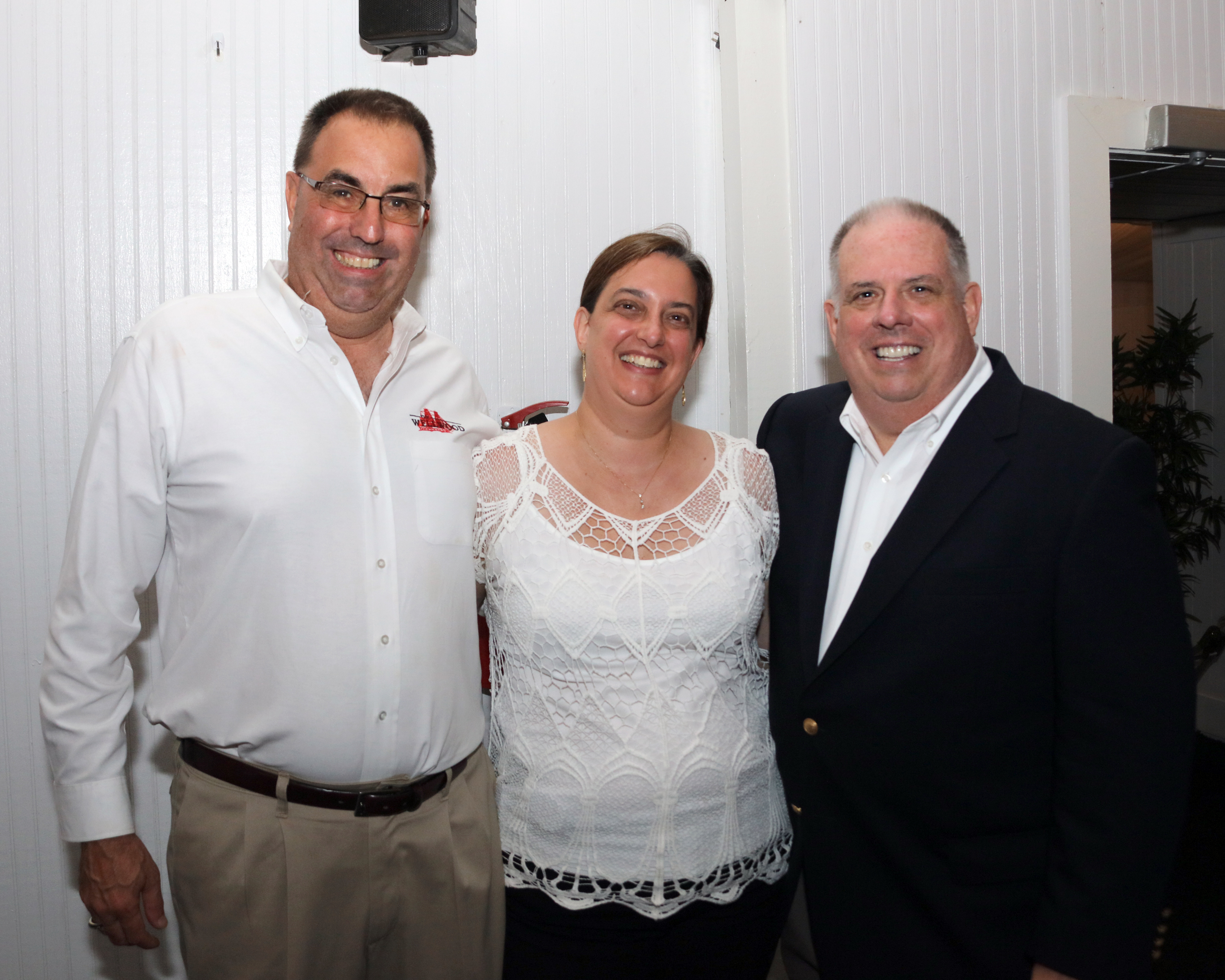 Larry Metz, Angela Heckman and Maryland Governor Larry Hogan